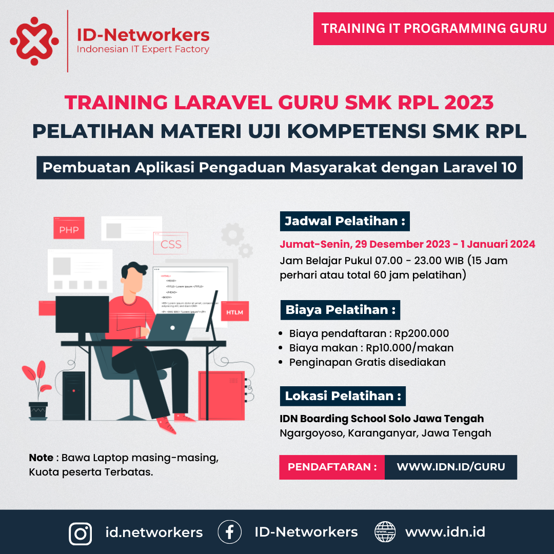 Beasiswa (Khusus Guru/Dosen) | ID-Networkers (IDN.ID)
