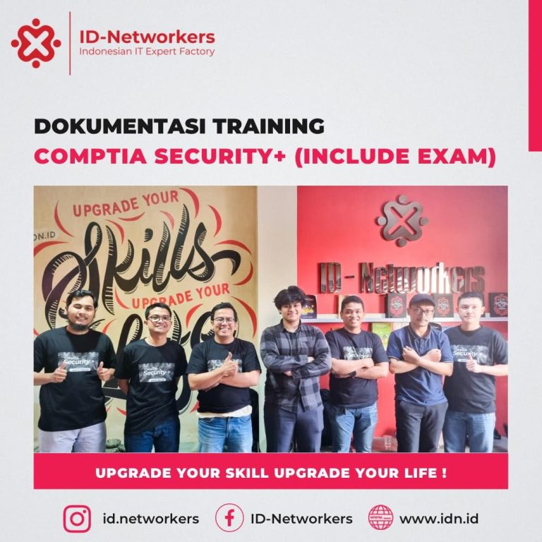 Training CompTIA Security+ (Include Exam Certification) | ID-Networkers (IDN.ID)