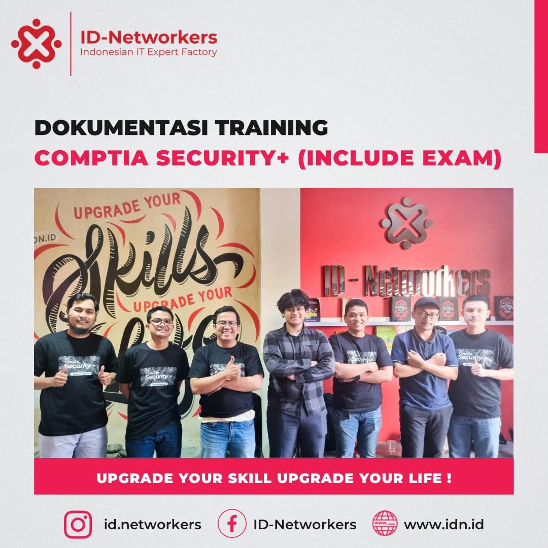 Training CompTIA Security+ (Include Exam Certification) | ID-Networkers ...
