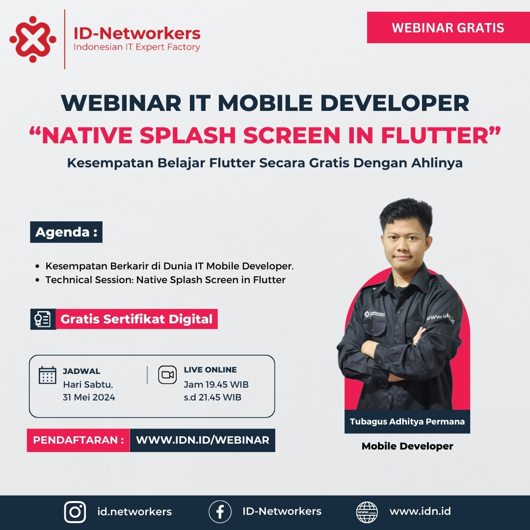 Free Webinar IT Network Programming Sysadmin | ID-Networkers (IDN.ID)