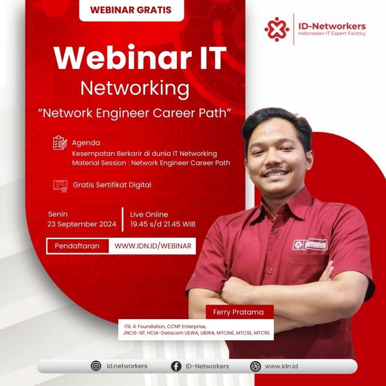 Free Webinar IT Network Programming Sysadmin | ID-Networkers (IDN.ID)