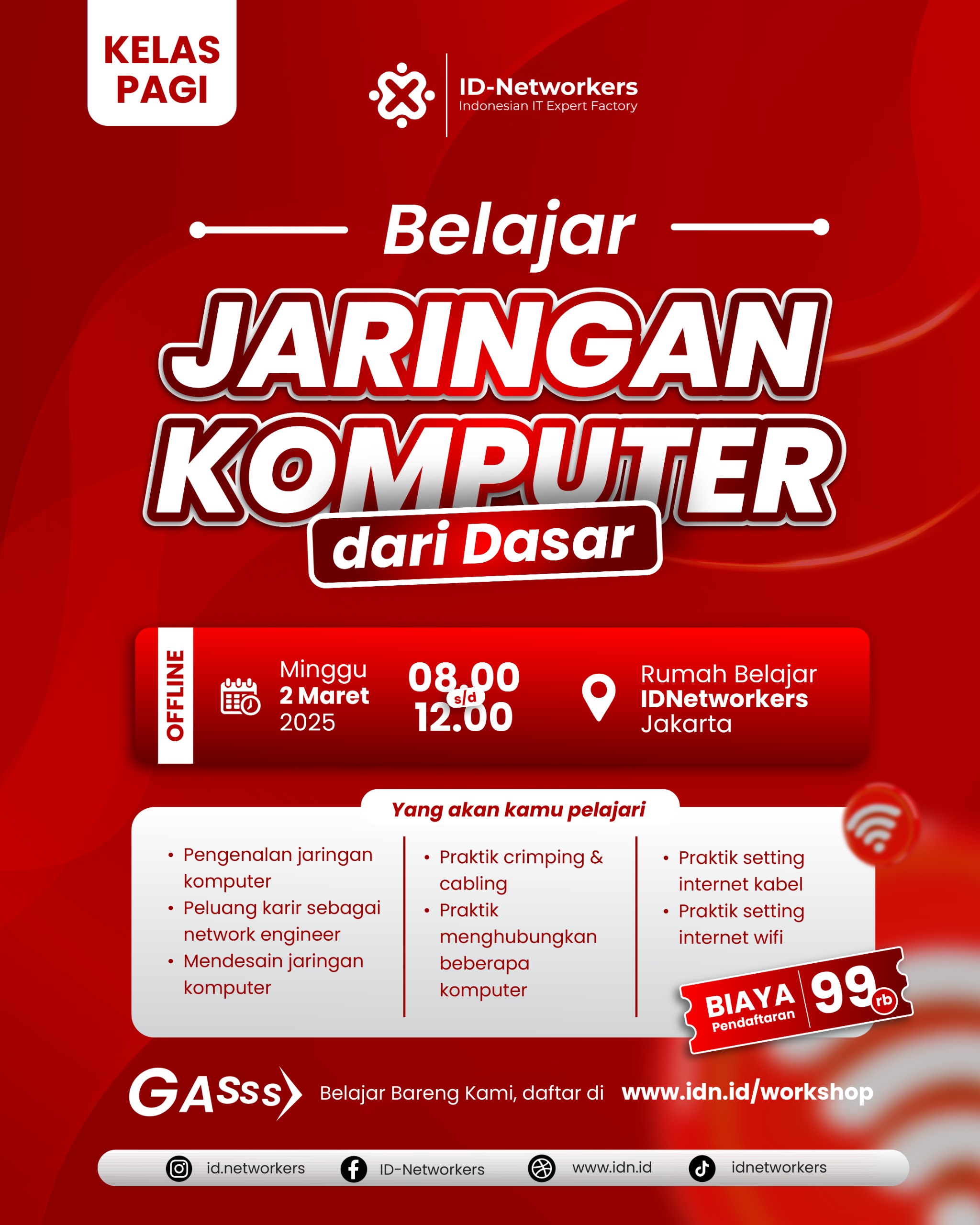 Jaringan dasar sesi pagi | ID-Networkers (IDN.ID)