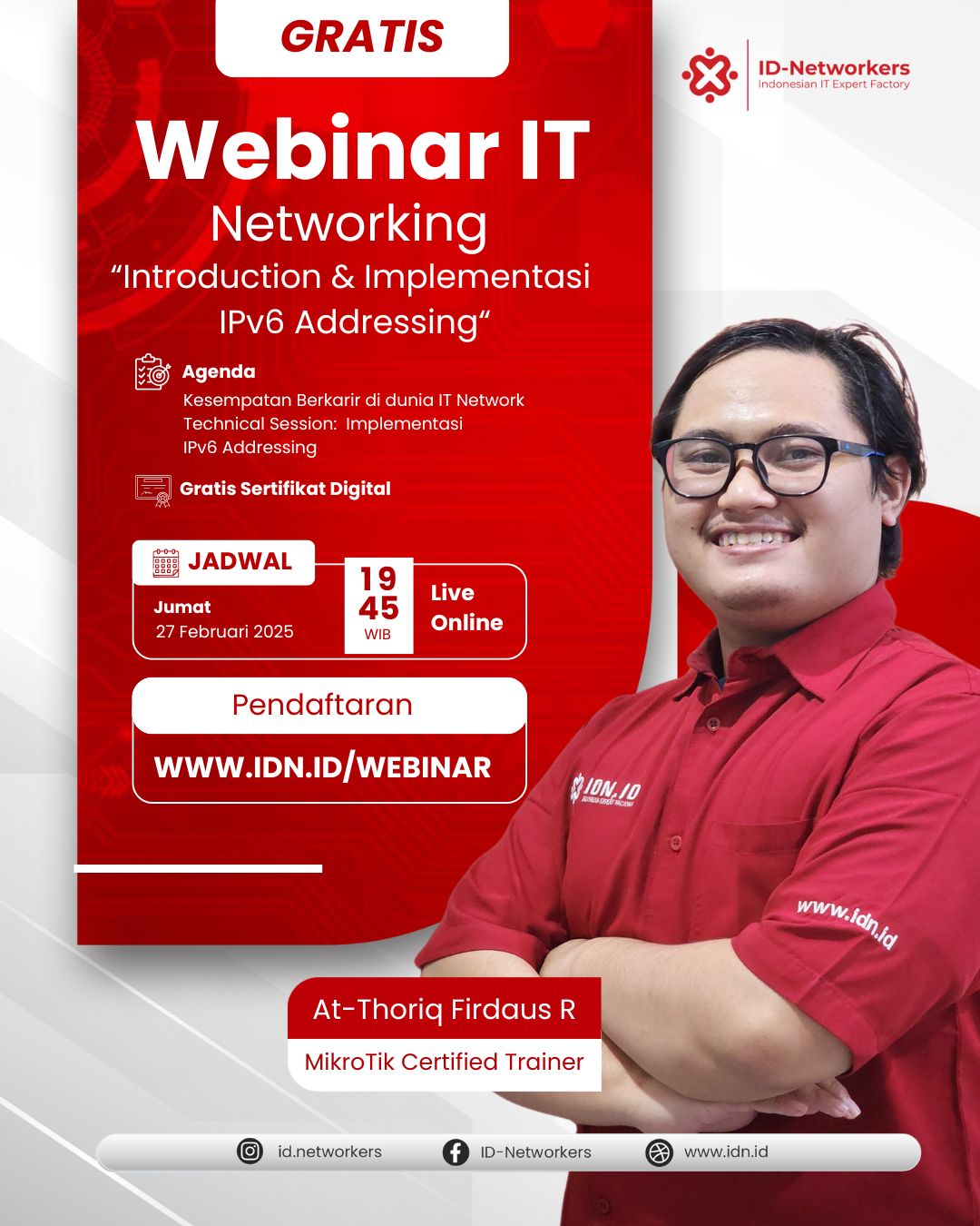 Webinar 27 Februari | ID-Networkers (IDN.ID)