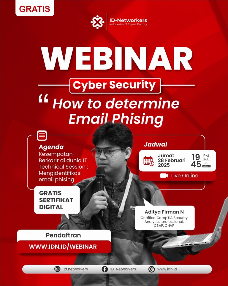 Free Webinar IT Network Programming Sysadmin | ID-Networkers (IDN.ID)