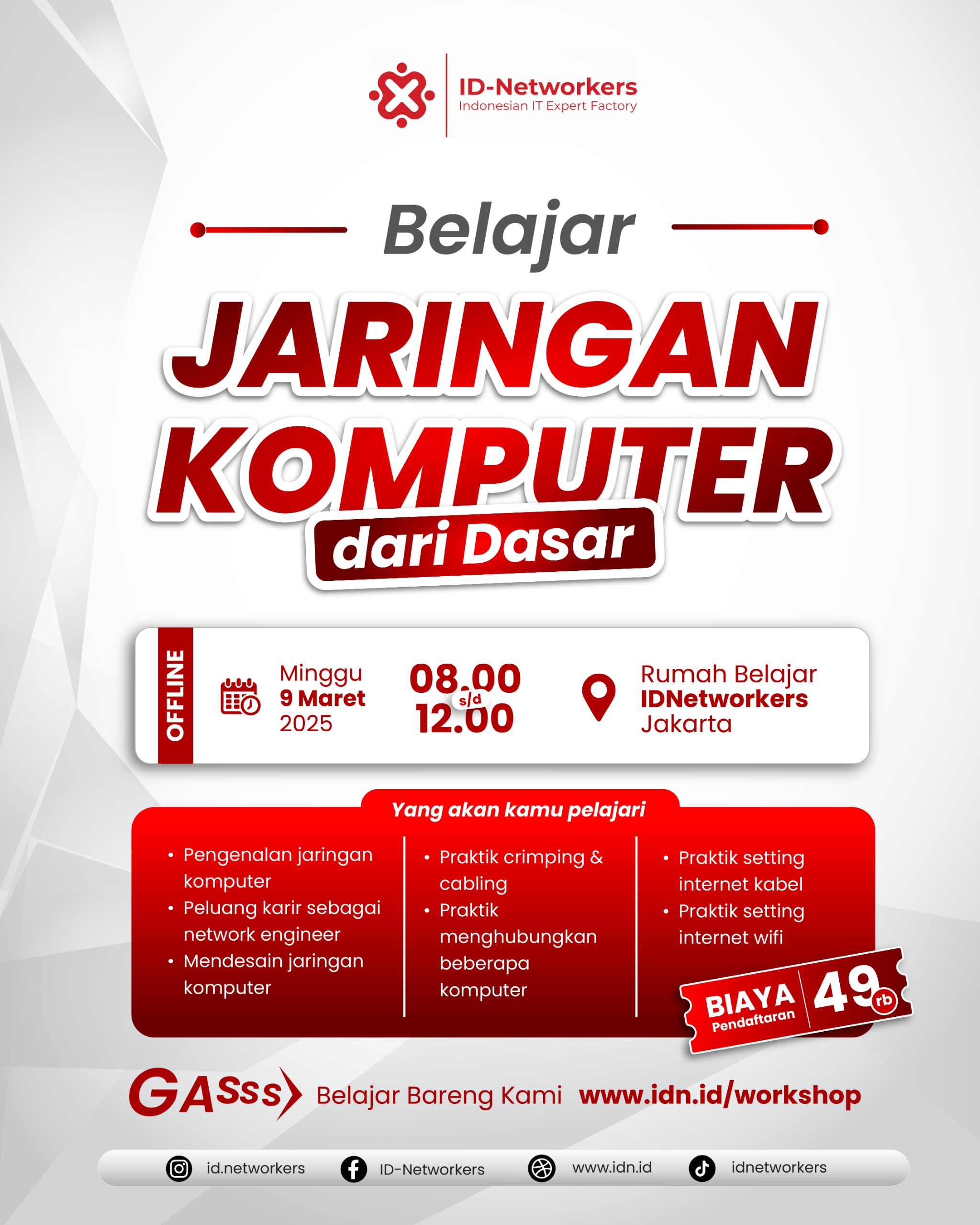 Jaringan dasar 09 maret | ID-Networkers (IDN.ID)