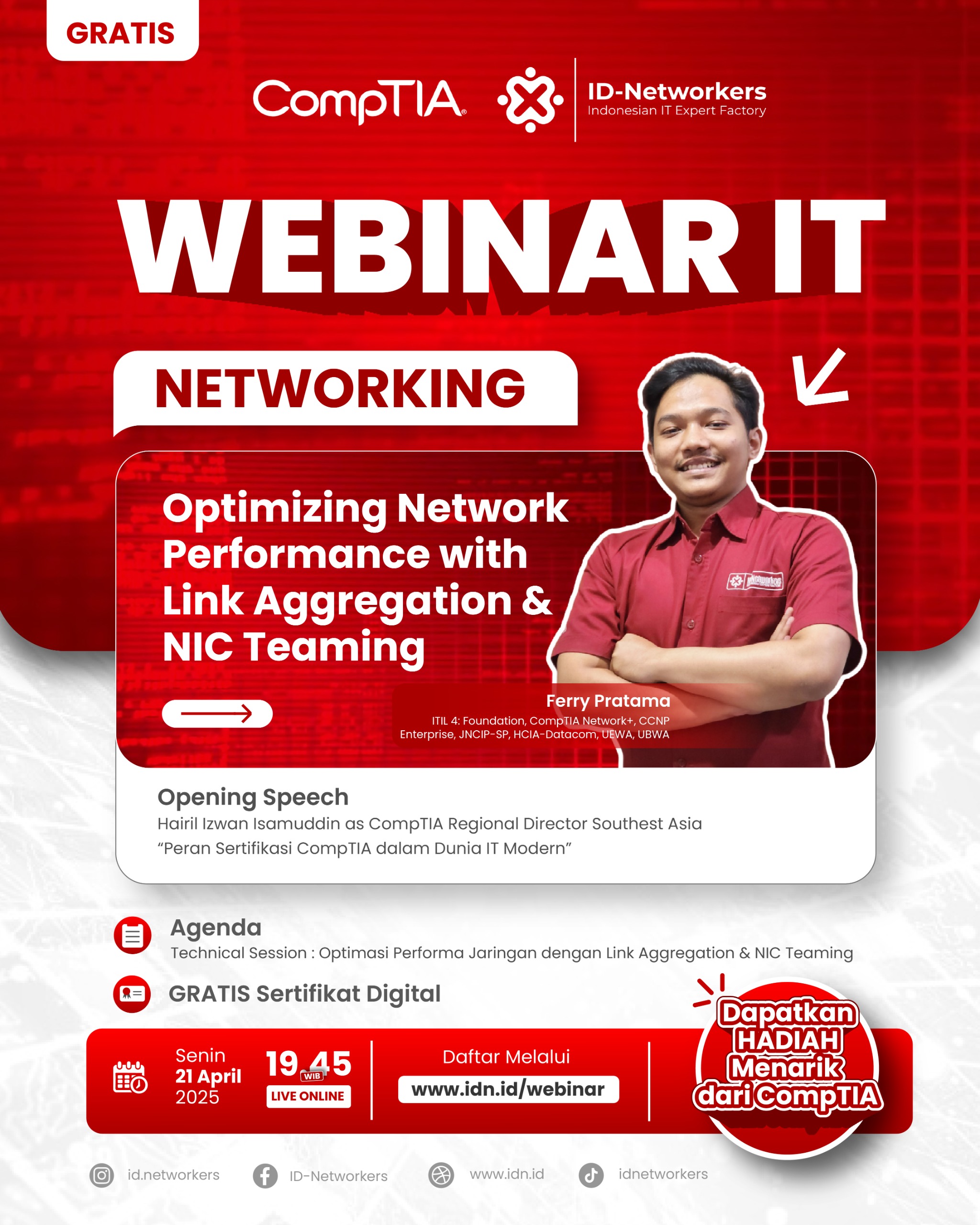 Free Webinar IT Network Programming Sysadmin | ID-Networkers (IDN.ID)